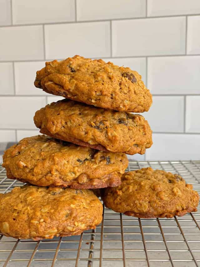 TasteGreatFoodie - Soft and Chewy Oatmeal Raisin Cookies - Desserts