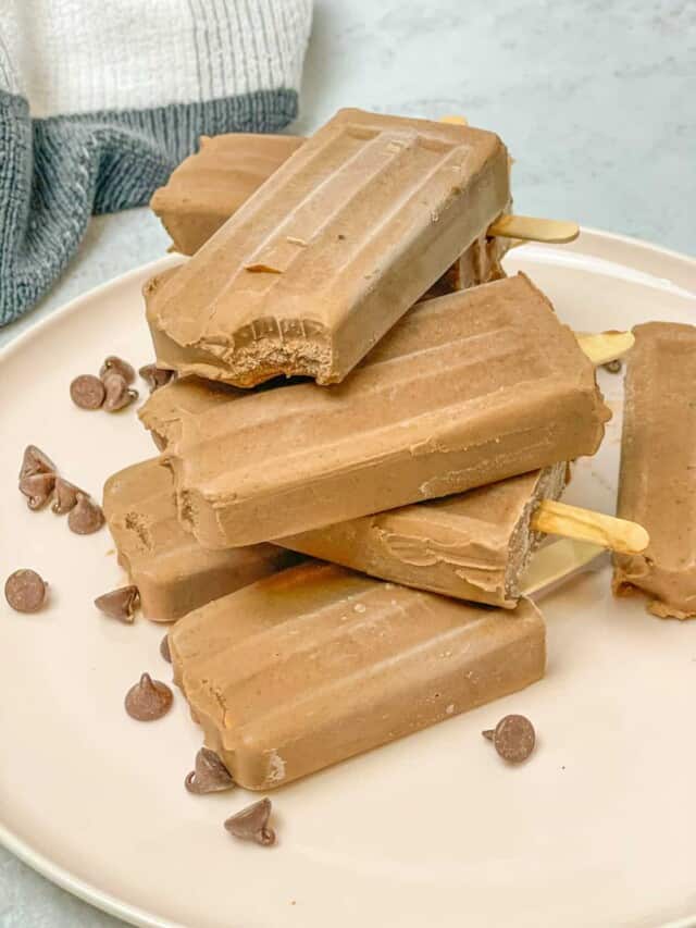 TasteGreatFoodie - Six Ingredient-Creamy Chocolate Fudgesicles - Desserts