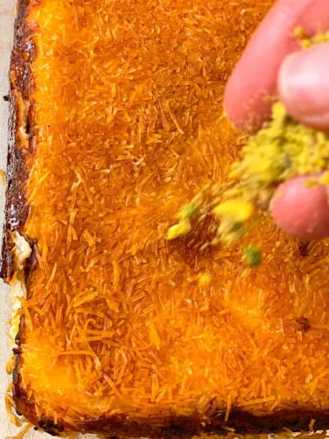 TasteGreatFoodie - Easy knafeh with Mozzarella Cheese - Desserts