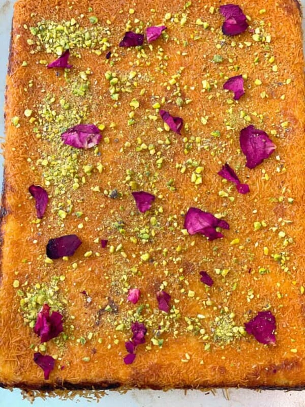 TasteGreatFoodie - Easy knafeh with Mozzarella Cheese - Desserts