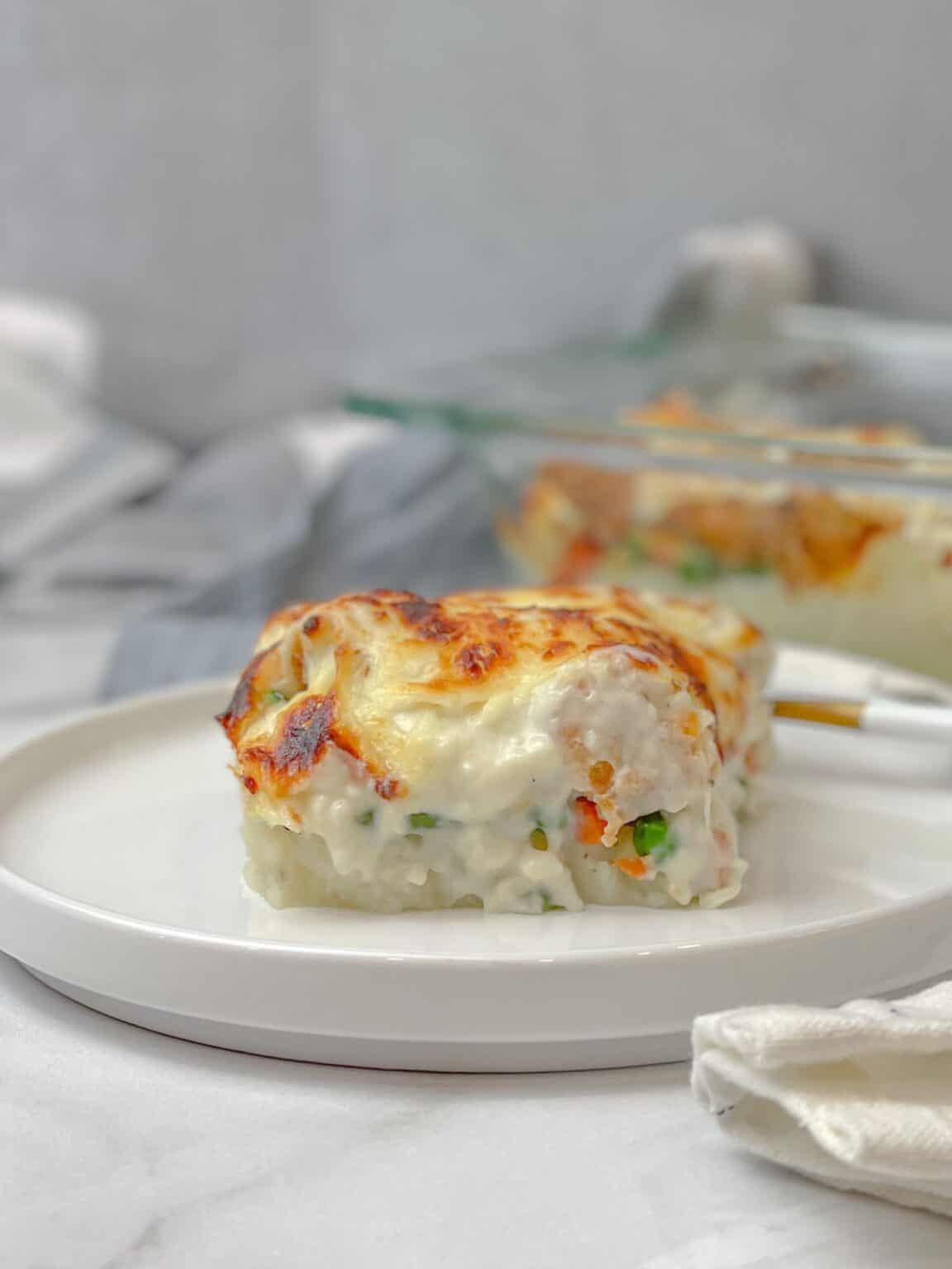 TasteGreatFoodie - Chicken and Potato Béchamel Bake - Main Dish