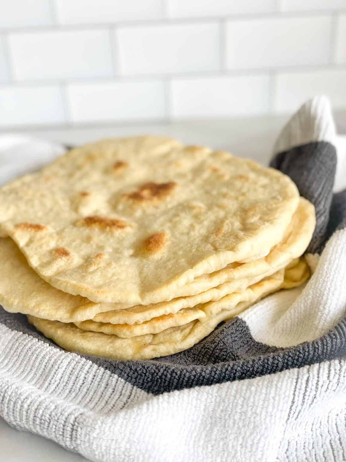 TasteGreatFoodie - Simple Skillet Flat Bread - Bread