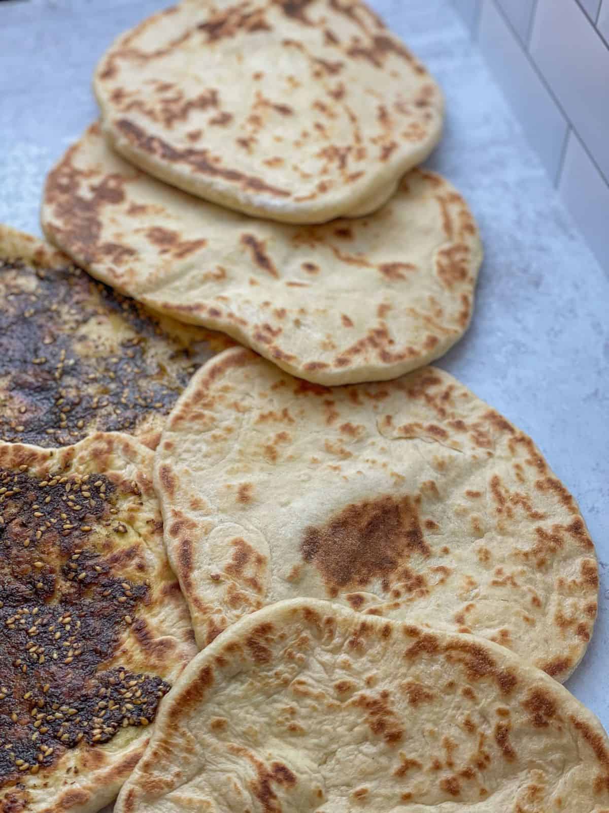 TasteGreatFoodie - Simple Skillet Flat Bread - Bread