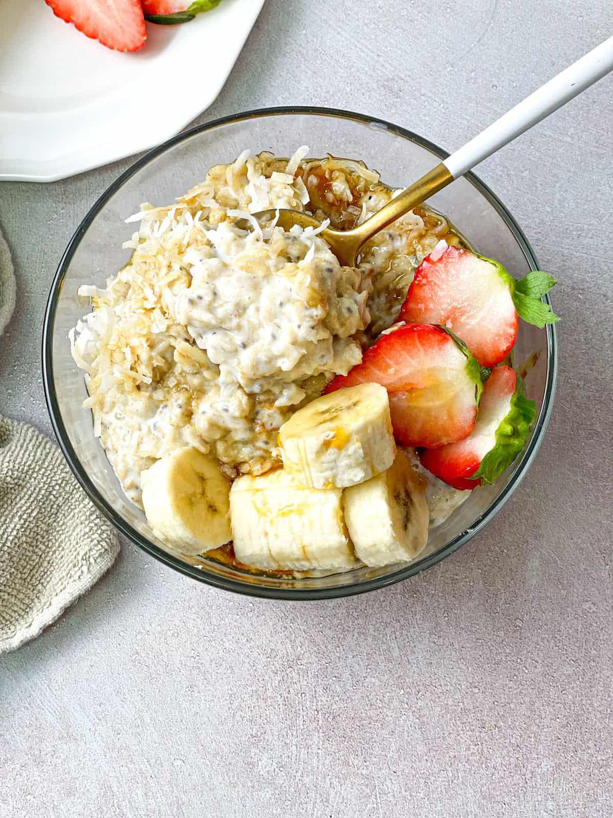 TasteGreatFoodie - Oatmeal Pudding With a Twist - Healthy Recipes