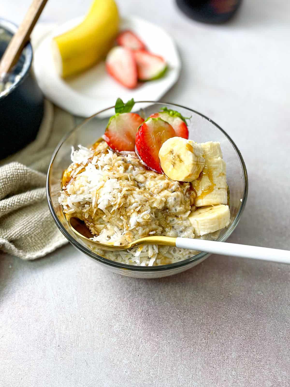 TasteGreatFoodie - Oatmeal Pudding With a Twist - Healthy Recipes