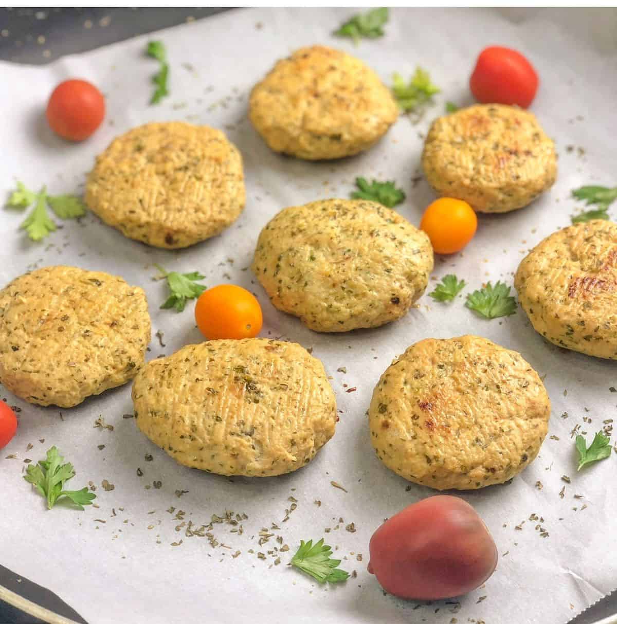 TasteGreatFoodie - Middle Eastern Chicken Kafta Burgers - Chicken