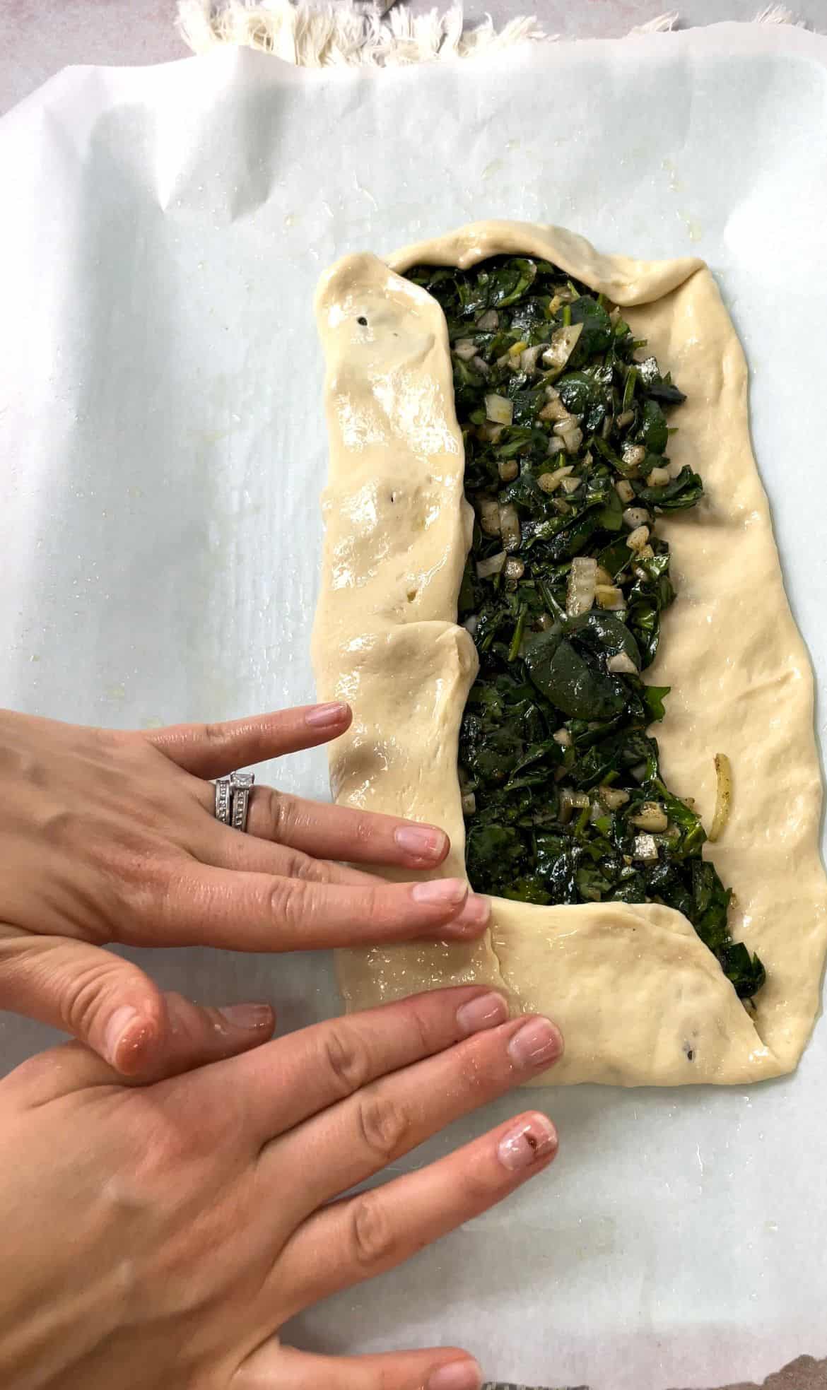 TasteGreatFoodie - Spinach Pie Pockets - Appetizers