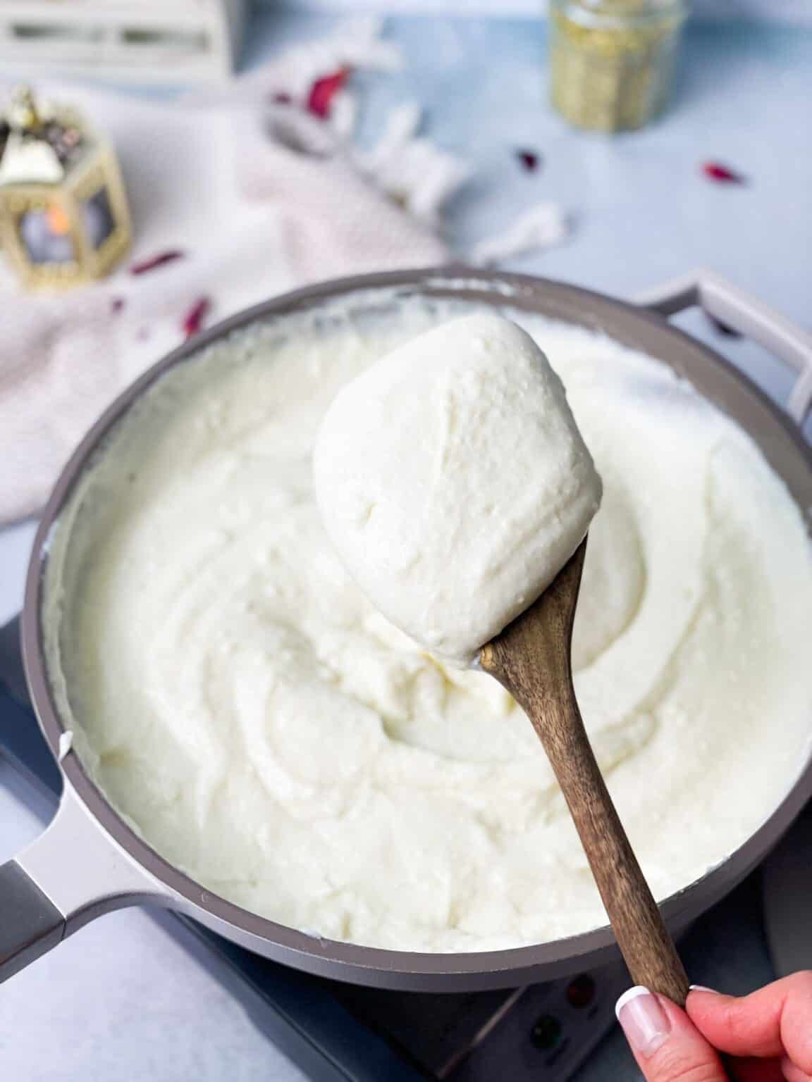 Easy Ashta Recipe - TasteGreatFoodie - Desserts