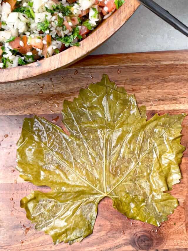 Vegetarian Grape Leaves (Instant Pot) - TasteGreatFoodie