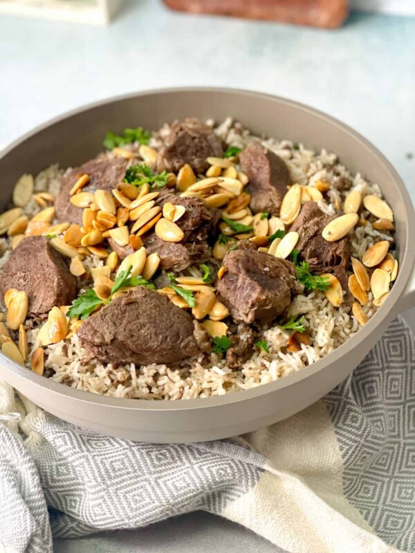 TasteGreatFoodie - Mansaf (Lebanese Rice with Meat) - Main Dish