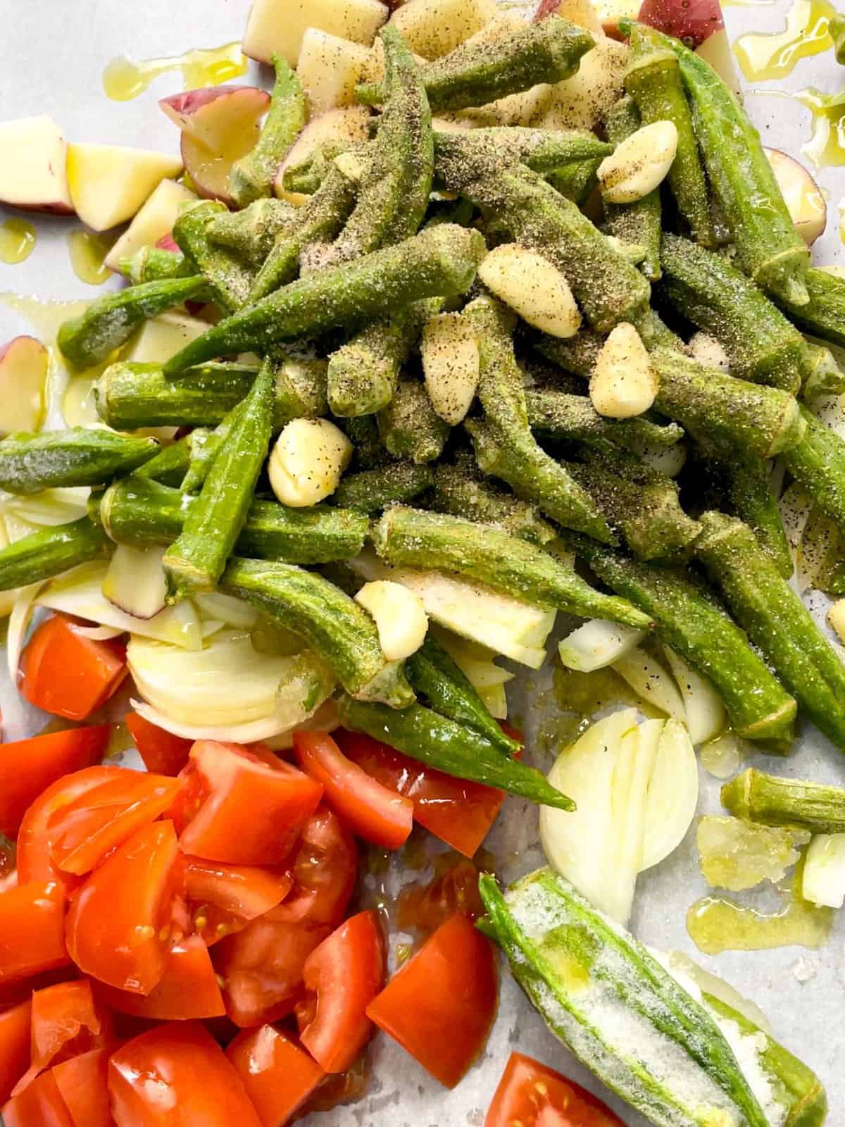 TasteGreatFoodie - Roasted Mixed Vegetables with Garlic - Main Dish