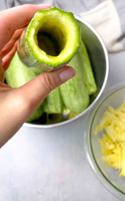 Lebanese Kousa Mahshi (Meat and Rice Stuffed Squash) - TasteGreatFoodie