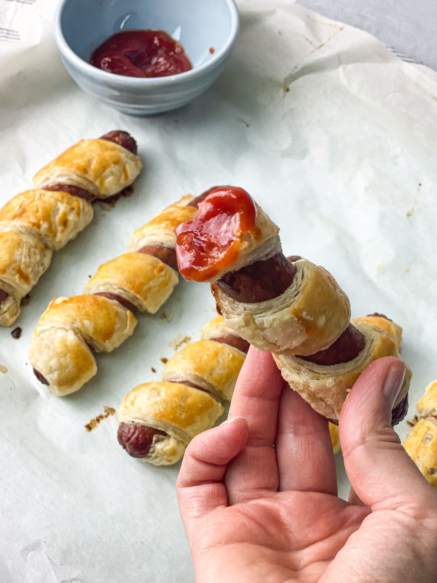 Hot Dogs Wrapped In Puff Pastry Hot Dogs Wrapped In Puff Pastry