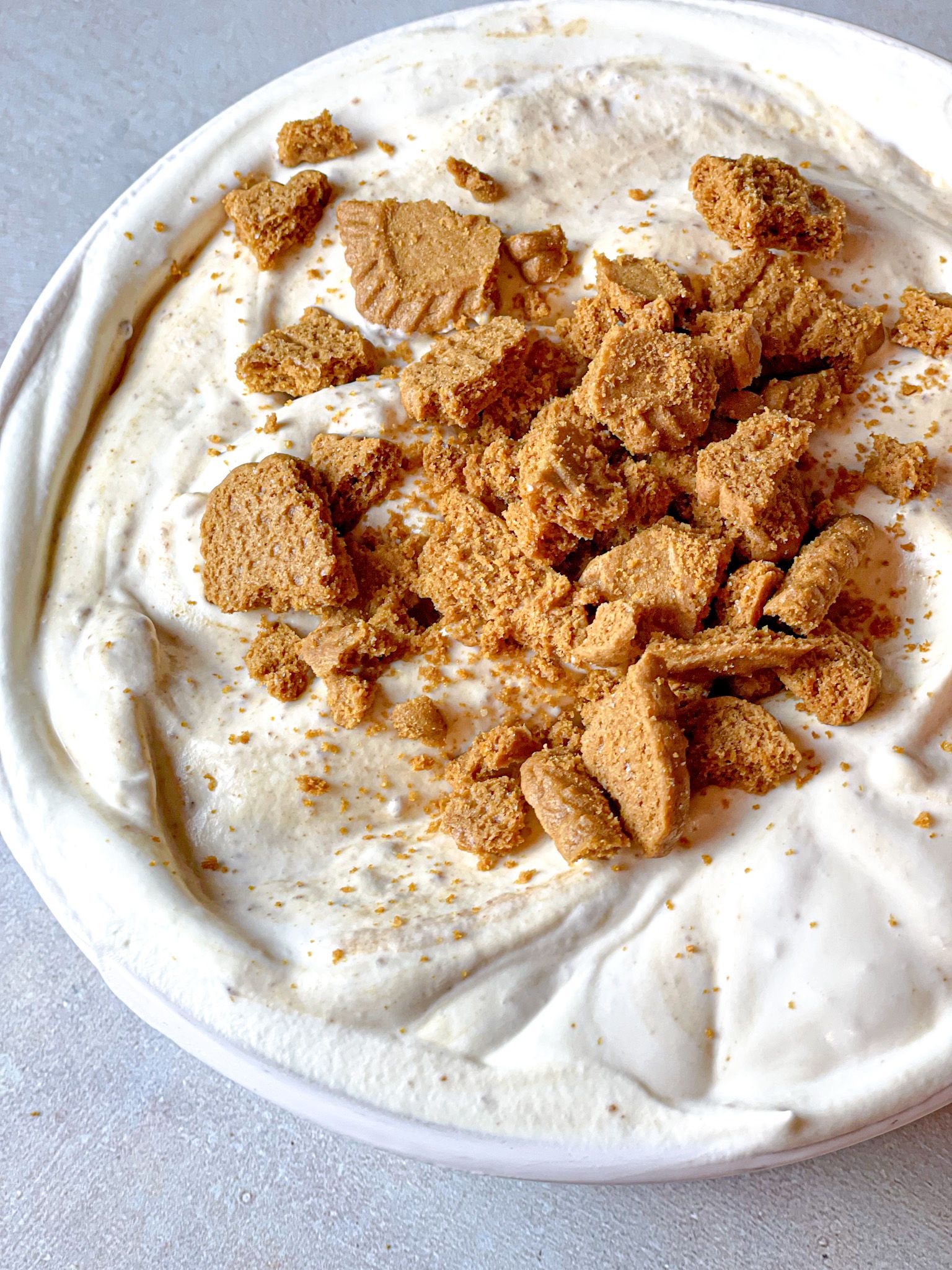 TasteGreatFoodie - No Churn Biscoff Ice Cream - Desserts