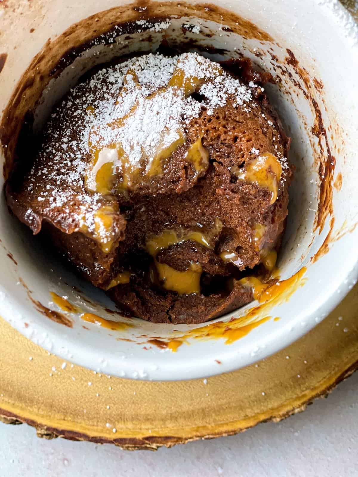 Tastegreatfoodie Microwave Chocolate Caramel Mug Cake Recipe Desserts
