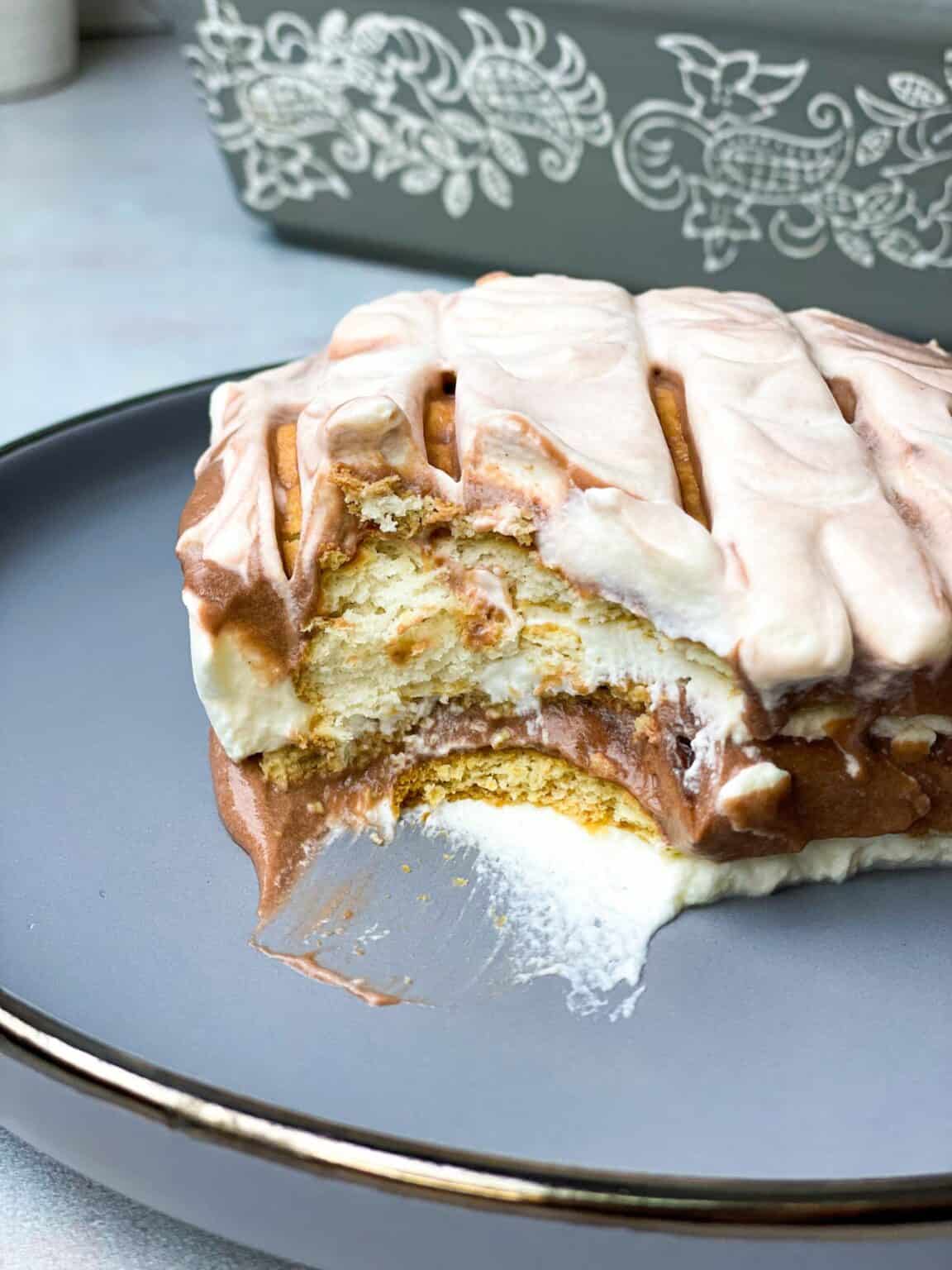 TasteGreatFoodie - No Bake Graham Cracker Coffee Cake - Desserts