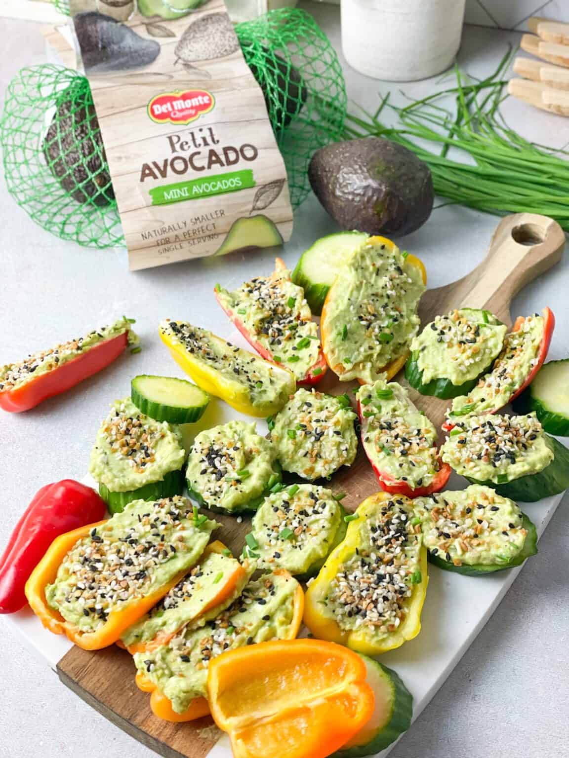 TasteGreatFoodie - Avocado Cream Cheese Veggie Bites