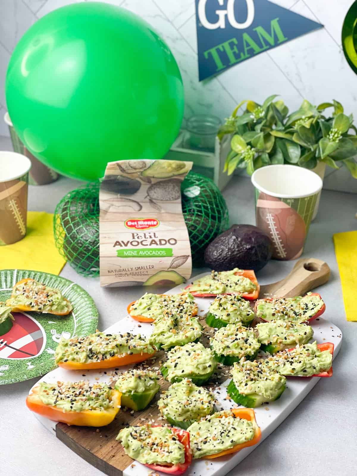 TasteGreatFoodie - Avocado Cream Cheese Veggie Bites