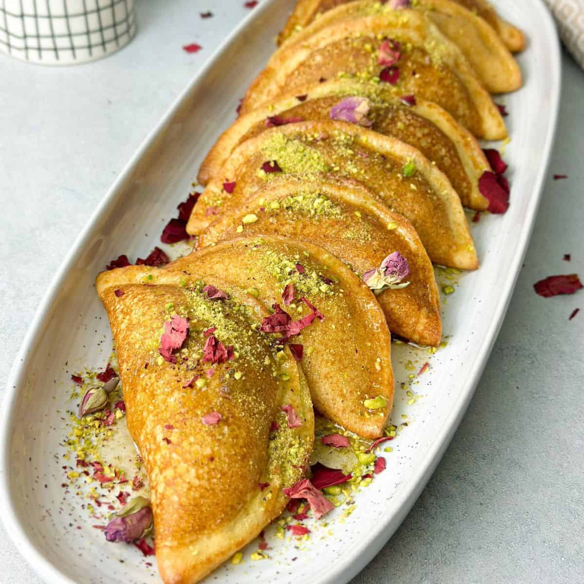 TasteGreatFoodie - Stuffed Atayef - Ramadan