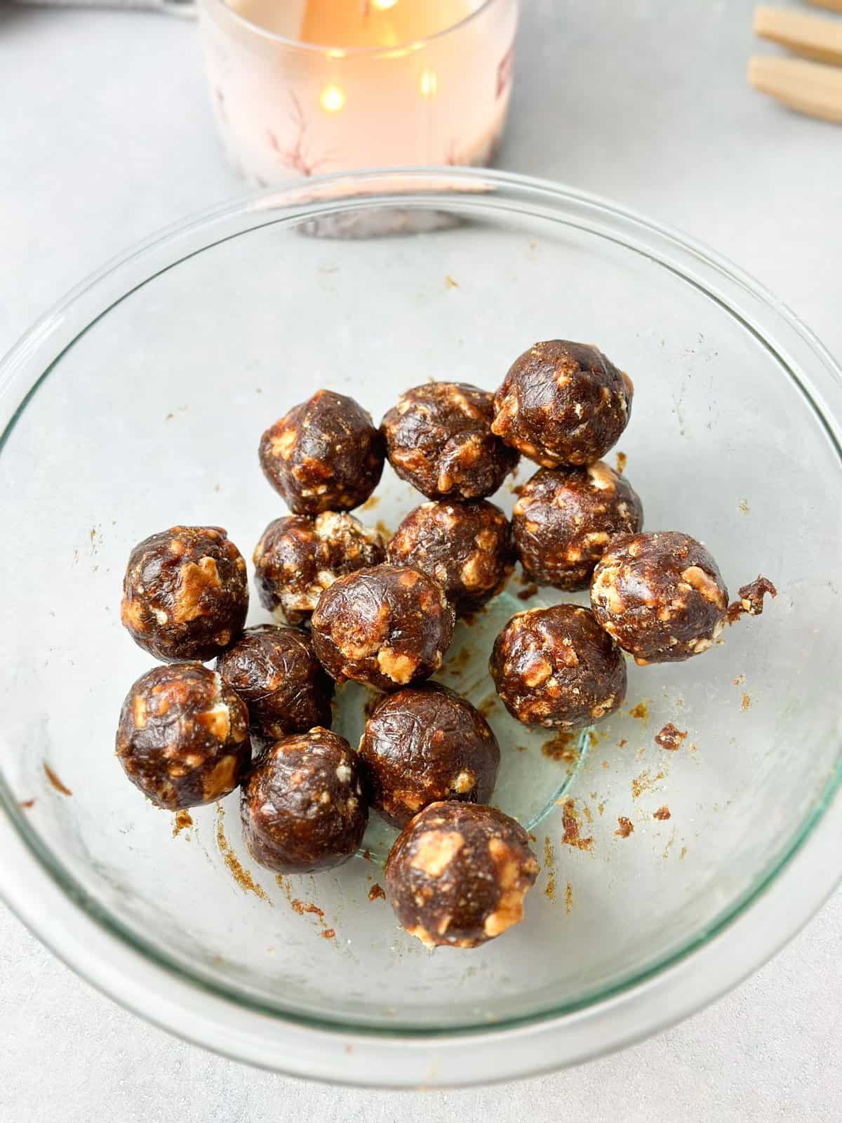 TasteGreatFoodie - No Bake Chocolate Covered Coconut Biscuit Date Balls ...