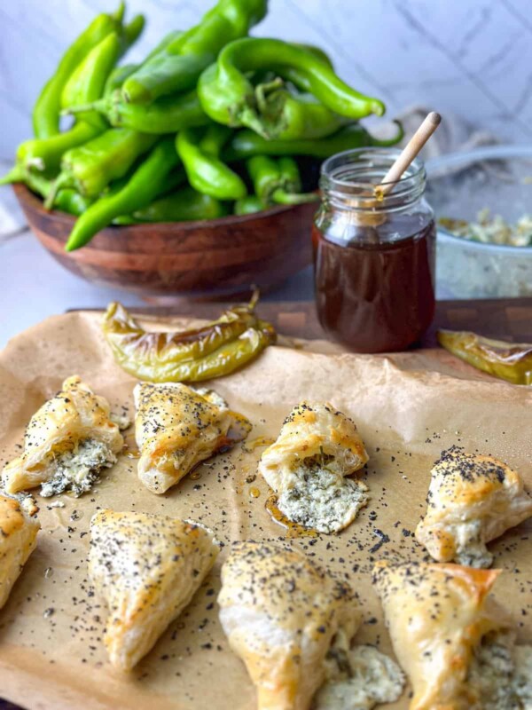 TasteGreatFoodie - Spicy Chile Feta Puff Pastry Drizzled with Honey ...