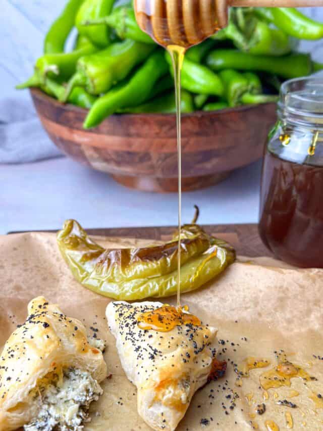 TasteGreatFoodie - Spicy Chile Feta Puff Pastry Drizzled with Honey ...
