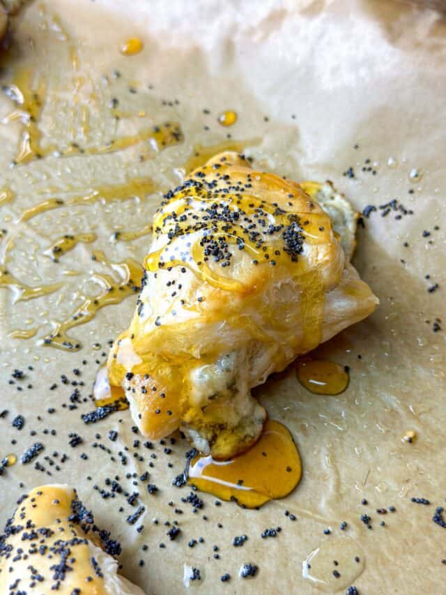 TasteGreatFoodie - Spicy Chile Feta Puff Pastry Drizzled with Honey ...