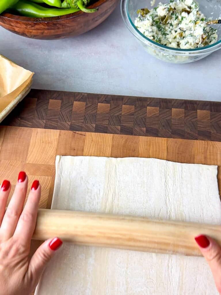 TasteGreatFoodie - Spicy Chile Feta Puff Pastry Drizzled with Honey ...