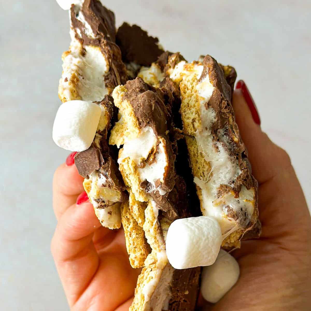 TasteGreatFoodie - S'mores Bark - Desserts