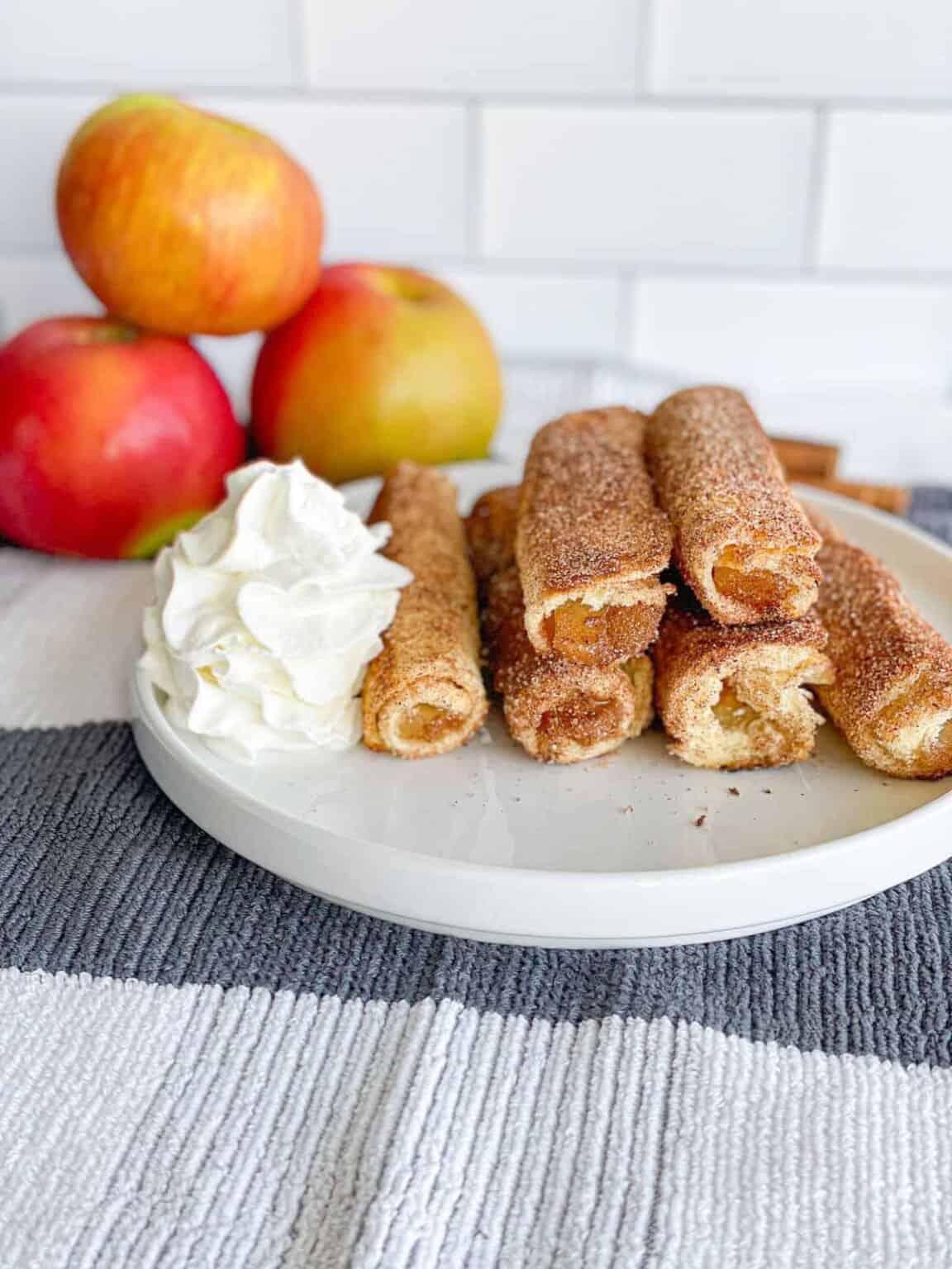 TasteGreatFoodie - Apple Pie Roll Ups - Desserts
