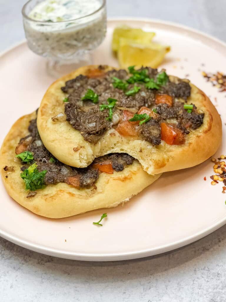 TasteGreatFoodie - Meat Pies - Lahme Bi Ajeen - Middle Eastern Recipes