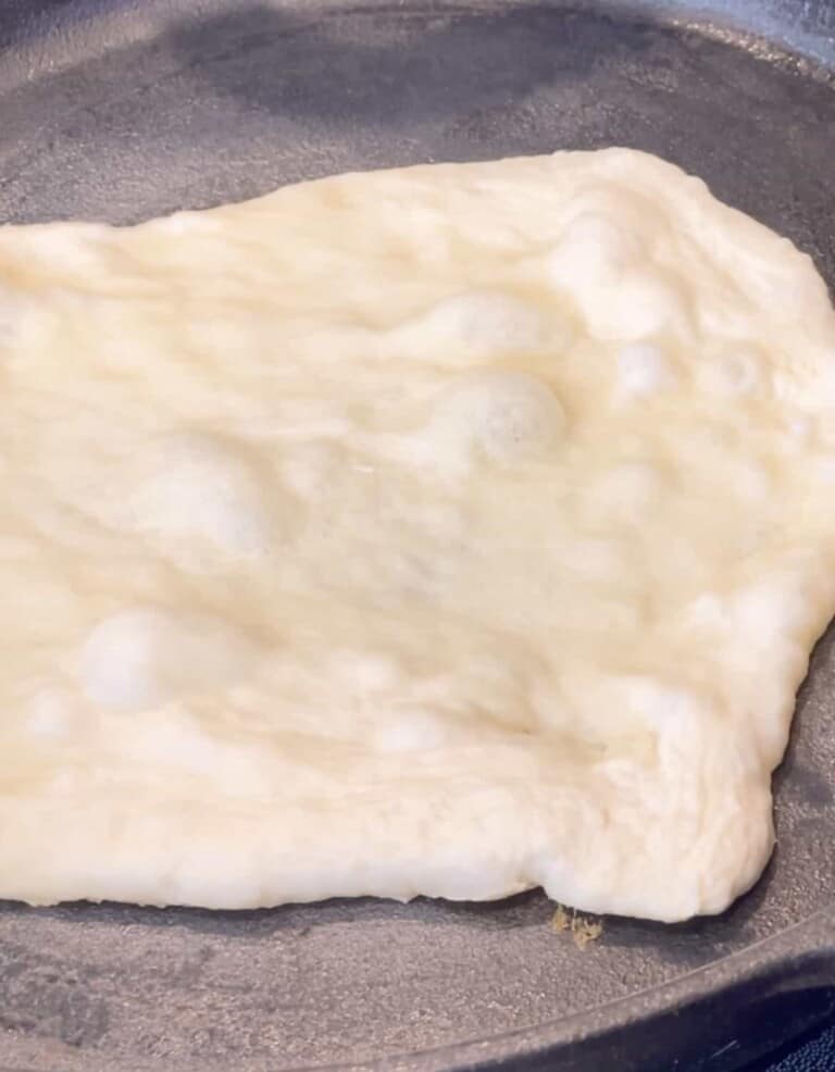 TasteGreatFoodie - 5 Ingredient Skillet Flatbread (Saj Bread Style) - Bread