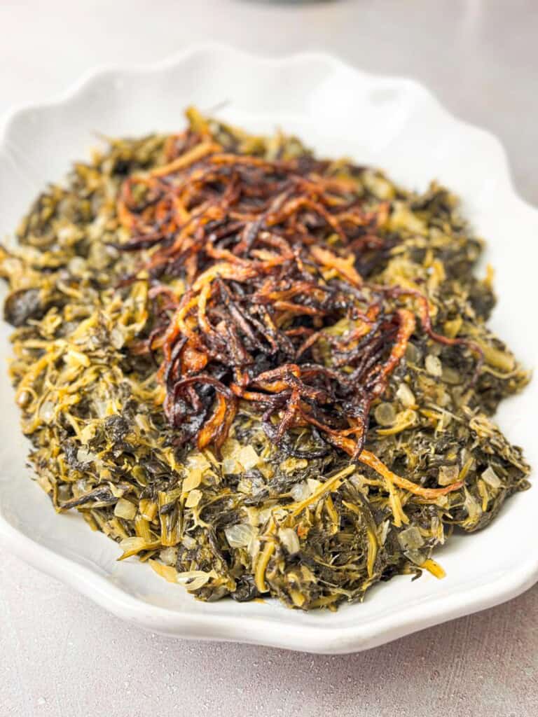TasteGreatFoodie - Lebanese Dandelion Salad (Hindbeh) - Appetizers