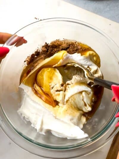 TasteGreatFoodie - High Protein Mocha Chia Pudding Cake - Desserts
