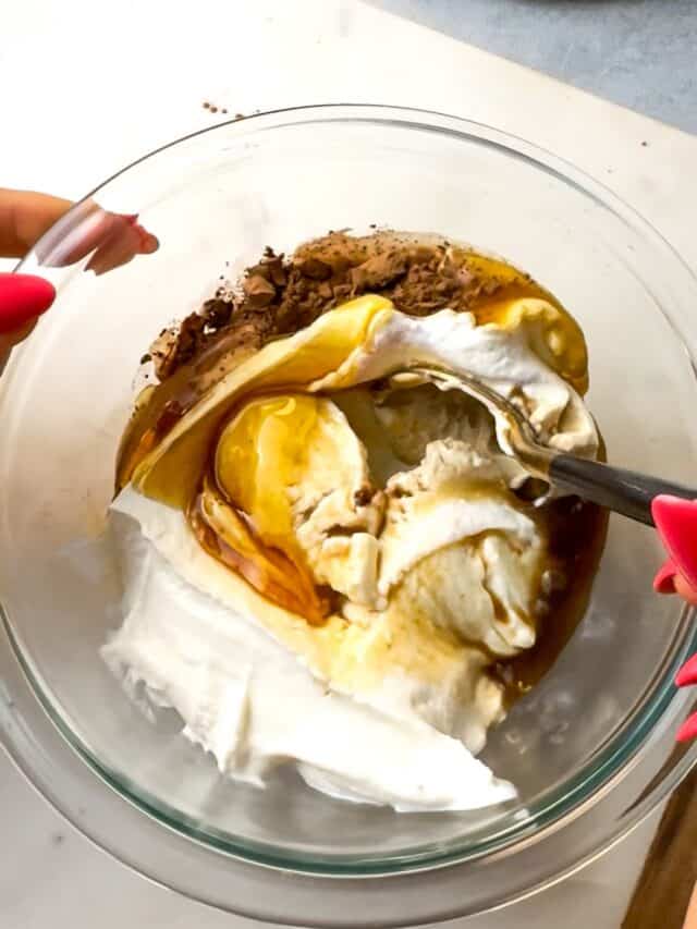 TasteGreatFoodie - High Protein Mocha Chia Pudding Cake - Desserts