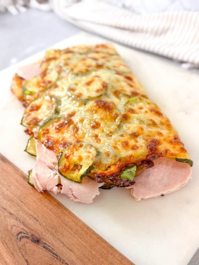 TasteGreatFoodie - Low-Carb Cheesy Zucchini Bread Wrap - Meal Prep